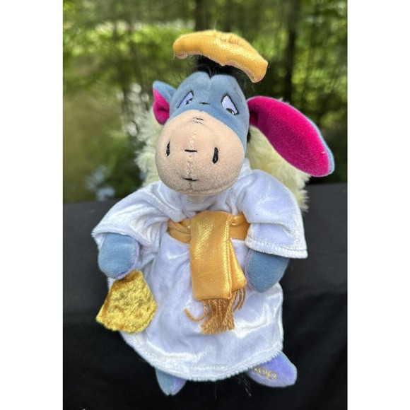 Disney | Wall Decor | Disney Christmas Angel Eeyore Bean Bag Filled 9 ...